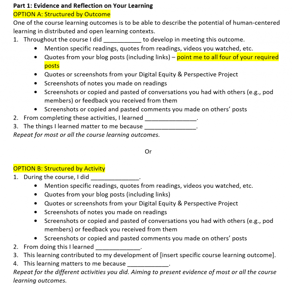Digital Portfolio Tips (Assignment 3) – EDCI 339